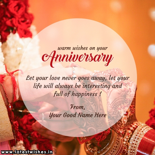 Warm Wishes On Your Anniversary LatestWishes in